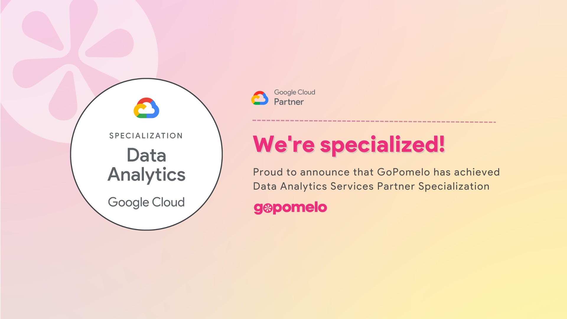 APAC’s Premier Google Cloud Partner - GoPomelo