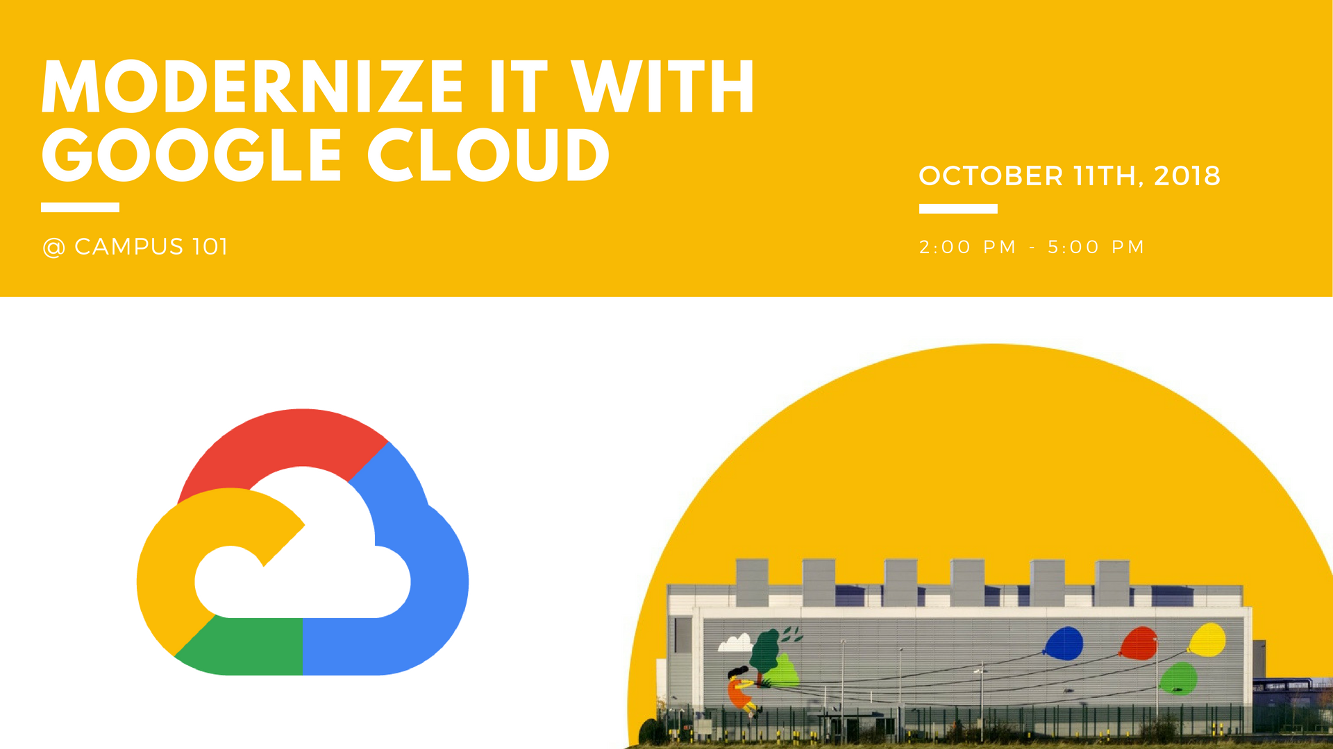 Modernize IT with Google Cloud